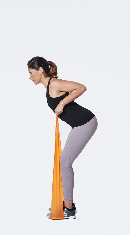 DEAD LIFT exercise resistance bands - Fitness Stories